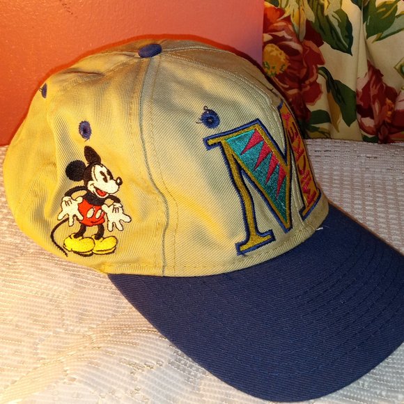 Disney | Accessories | Disney Mickey Mouse Colorful Baseball Cap | Poshmark